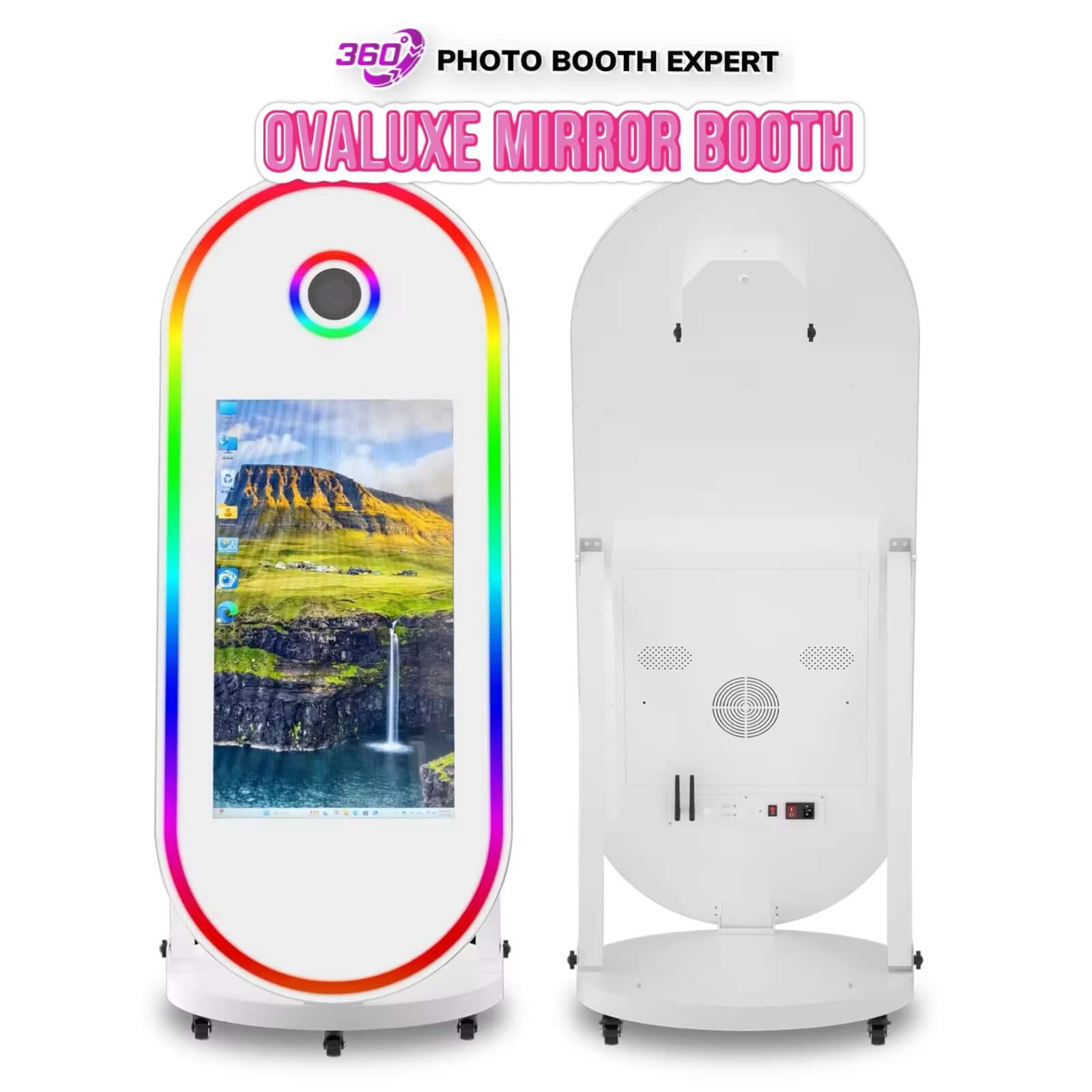 Ovaluxe Mirror Photo Booth - Limited-Time Deal – 360 Booth Expert